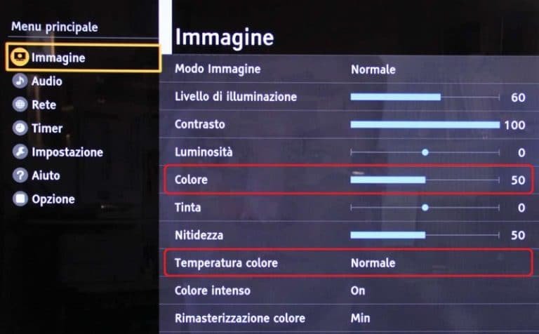 Come regolare lo schermo della TV in modo semplice Samsung LG Philips